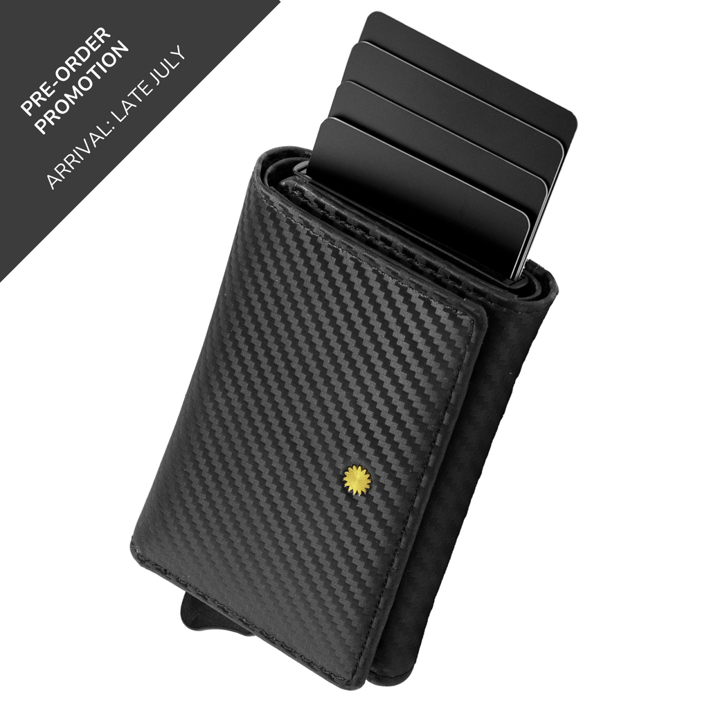 Revelot Men's Collection | Carbon Fiber Unisex Smart Wallet / W5 (Black ...