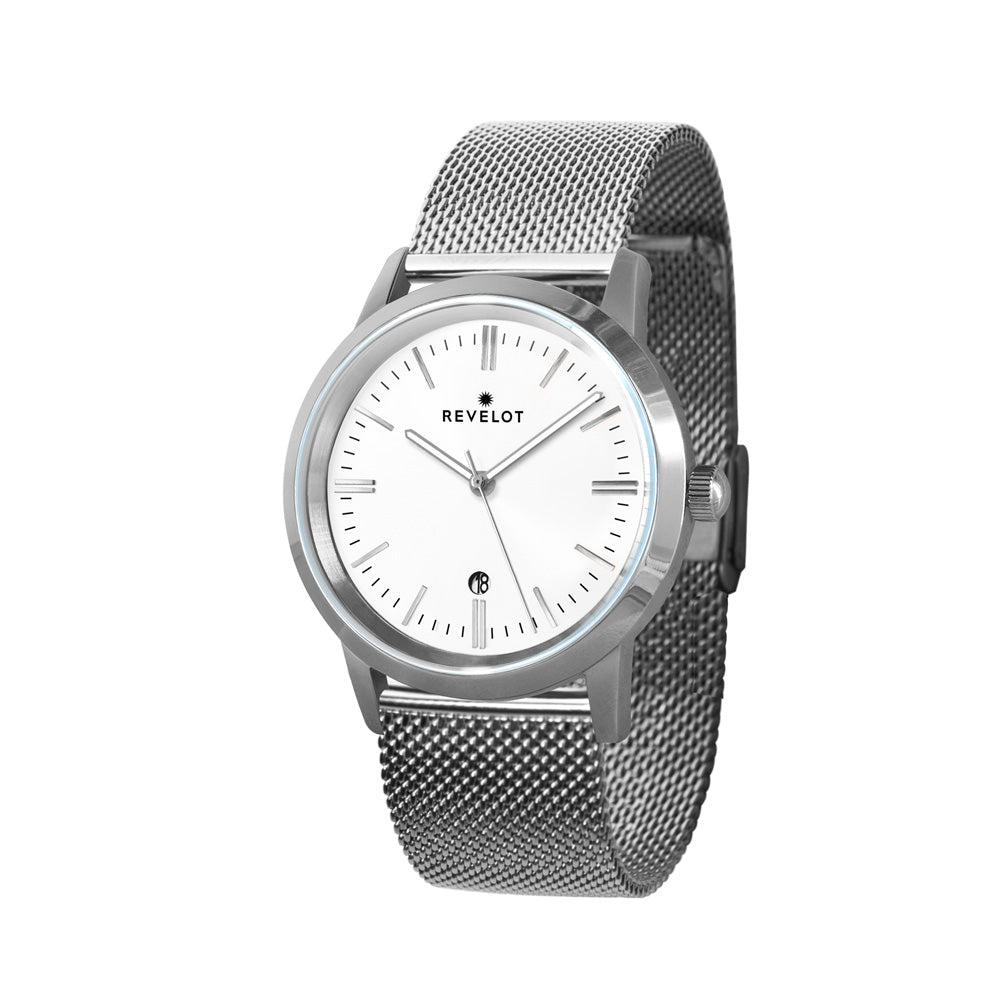 Revelot Men's Collection | R1 Classic Chronograph - Silver/Rose Gold ...